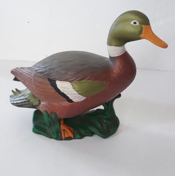 Unknown | Accents | Vintage 7s Ceramic Mallard Duck Figurine Decor ...